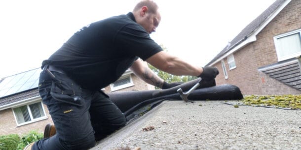 Refelting a Summer House Roof